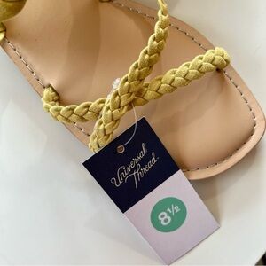 Universal Thread | Shoes | Universal Thread Yellow Braided Strappy ...